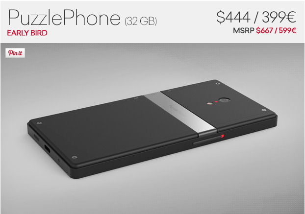 PuzzlePhone : Modüler Telefon Destek Arıyor!