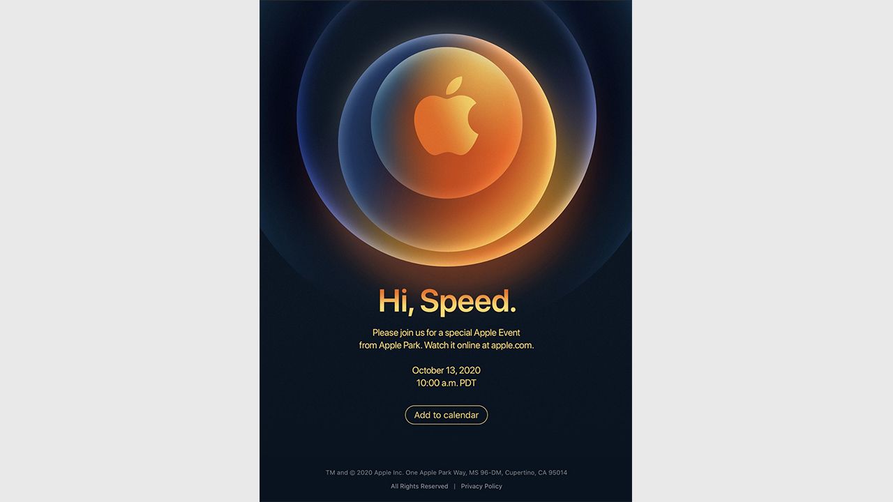 Apple, 13 Ekim'deki "Hi,Speed" Etkinliğini Resmi Olarak Duyurdu