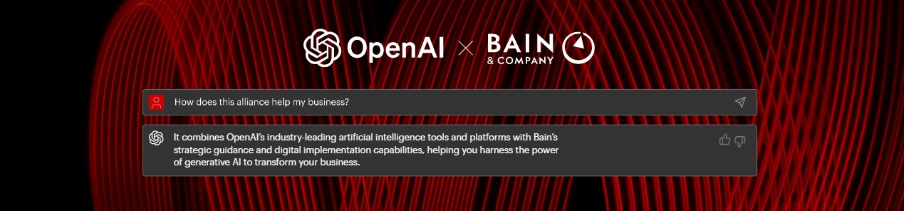Bain & Company, OpenAI ile hizmet ortaklığını duyurdu Bain & Company, OpenAI ile hizmet ortaklığını duyurdu