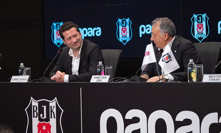 Beşiktaş Futbol A Takımı’nın konç ve kol sponsoru Papara oldu