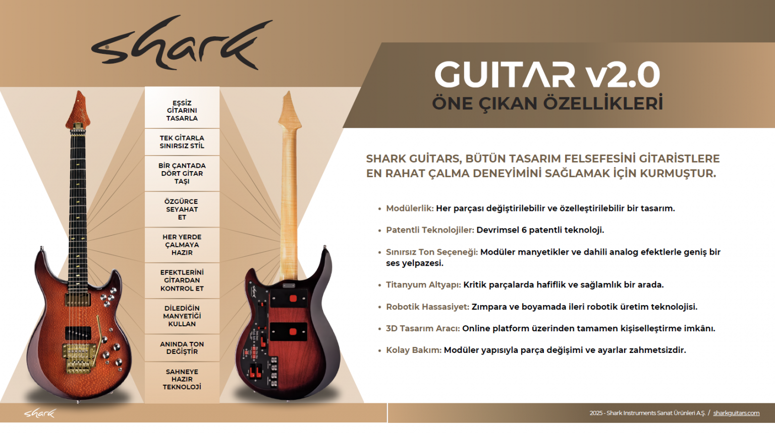 Dünyanın En Gelişmiş Gitarı "Shark Gitar" Seri Üretime Antalya'da Başladı