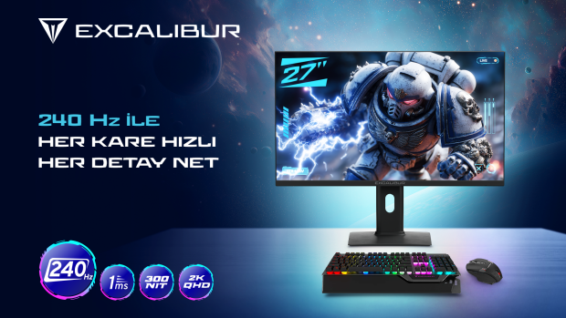 Excalibur’un yeni nesil 2K 240 Hz monitörü - TeknoTalk